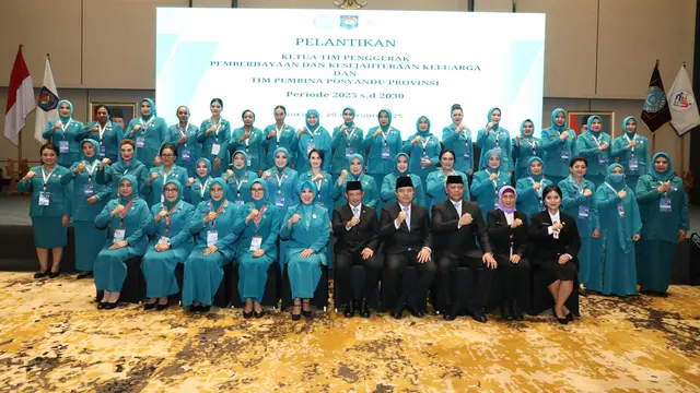 34 Ketua TP-PKK dan Tim Pembina Posyandu Provinsi Periode 2025-2030 Resmi Dilantik - News ...