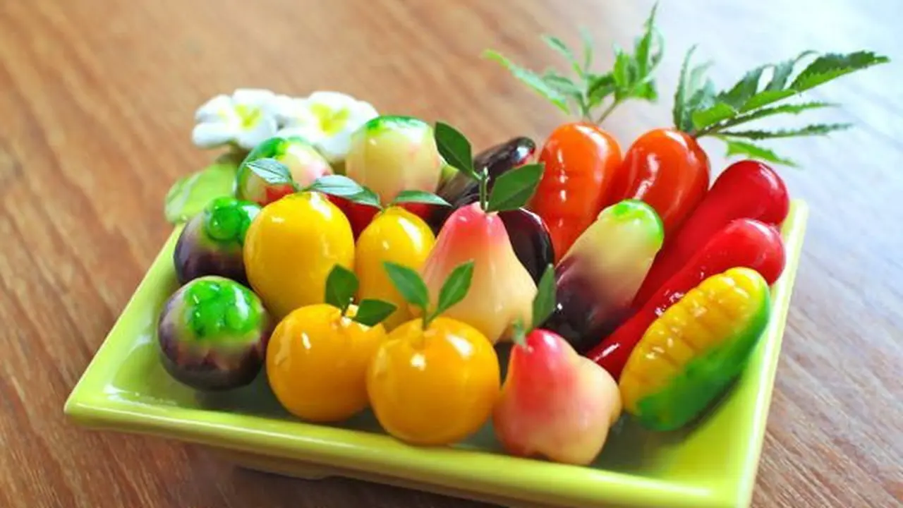 Resep Luk Chup Camilan Buah Mini khas Thailand