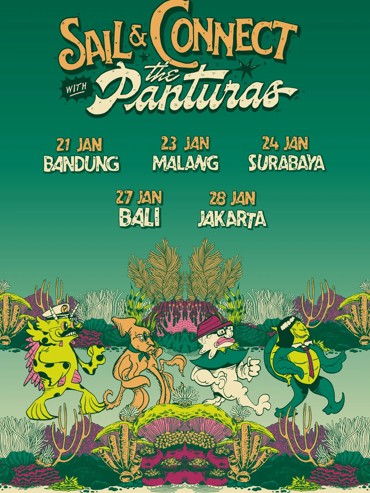 The Panturas Siap Jalani Tur 5 Kota Bertajuk Sail & Connect, Kolaborasi ...