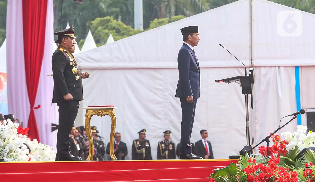 Presiden Jokowi Pimpin Upacara Puncak HUT ke-78 Bhayangkara - Foto ...