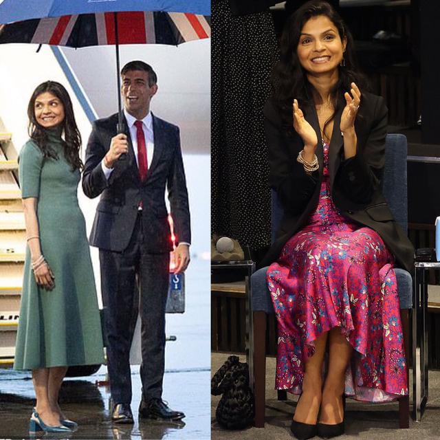 4 Potret Fesyen Akshata Murty Saat KTT G7, Istri Perdana Menteri ...