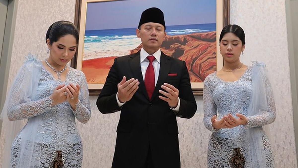 7 Potret Penampilan Annisa Pohan di Momen Pelantikan AHY, Banjir Pujian ...