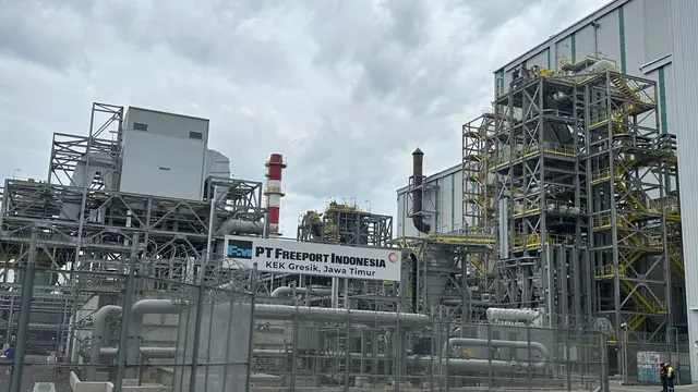 Resmikan Pabrik Pemurnian Emas Freeport Gresik, Prabowo: Ini Terbesar ...