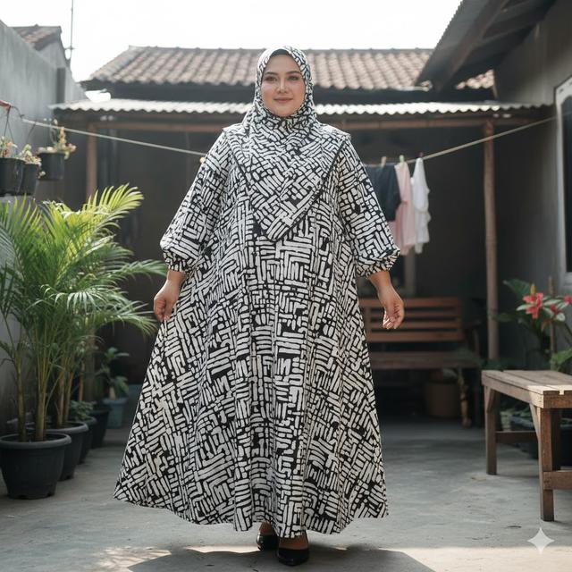 10 Model Gamis Jumbo yang Nyaman dan Terlihat Ramping untuk Gaya Sehari ...