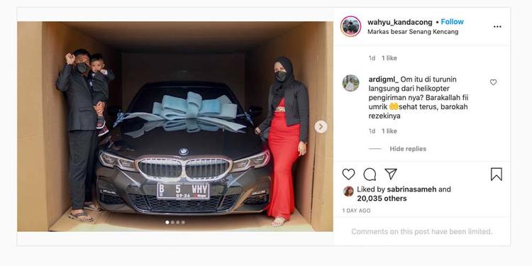 Anaknya Ulang Tahun ke-2, Seorang Ayah di Tangerang Hadiahkan Mobil BMW ...