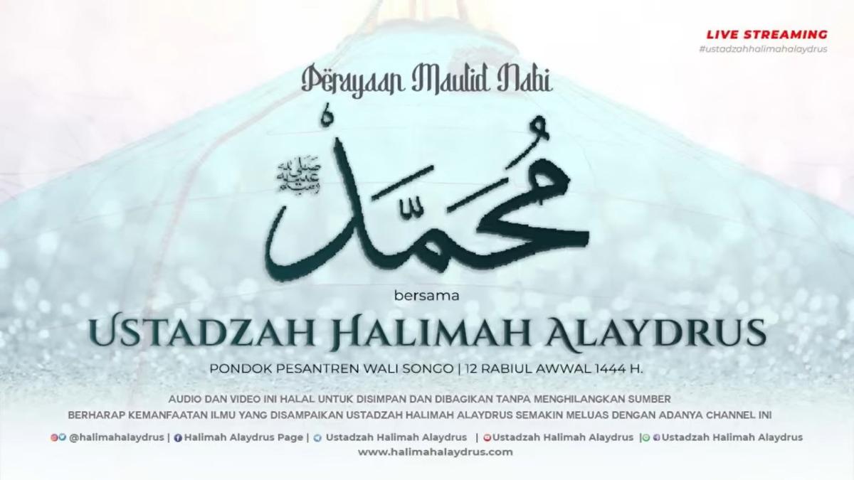 Uniknya Gaya Dakwah Ustadzah Halimah Alaydrus, Tak Pernah Tampakkan ...