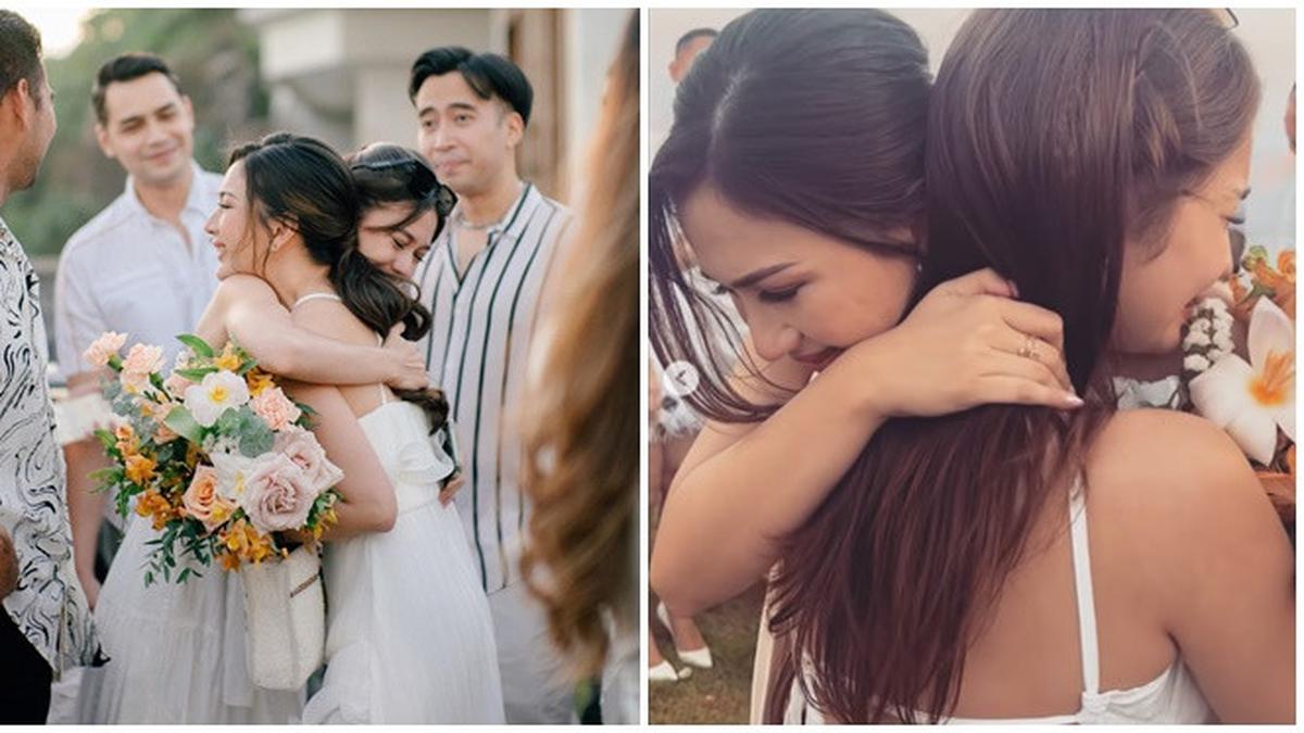 6 Potret Jessica Mila Dipeluk Sahabat Usai Dilamar Kekasih, Penuh Haru ...