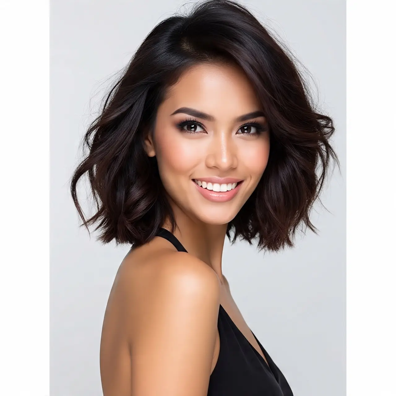 6 Model Rambut Pendek Wanita Gemuk Rambut Tipis Gaya Layered Bob, Bisa ...