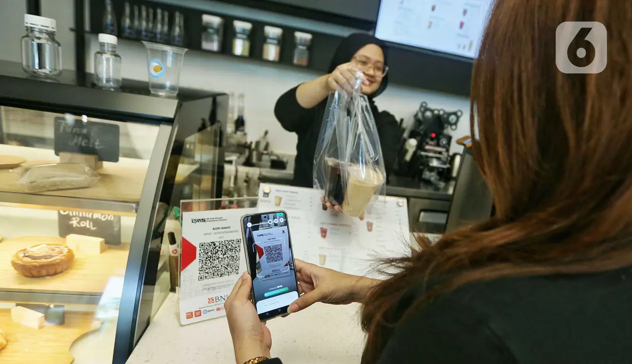 Awal 2024, Pengguna Transaksi QRIS Tembus 45 Juta Orang - Foto Liputan6.com