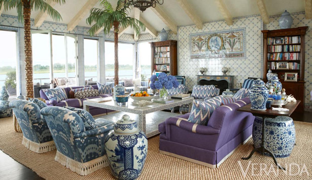 Inspirasi Dekorasi Cantik: Paduan Warna Biru dan Putih - Photo Fimela.com