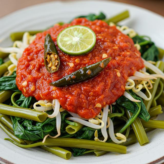 7 Cara Bikin Sambal Kangkung Pedas, Menggugah Selera Makan
