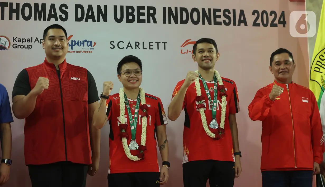 Tim Thomas dan Uber Indonesia 2024 Tiba di Tanah Air - Foto Liputan6.com