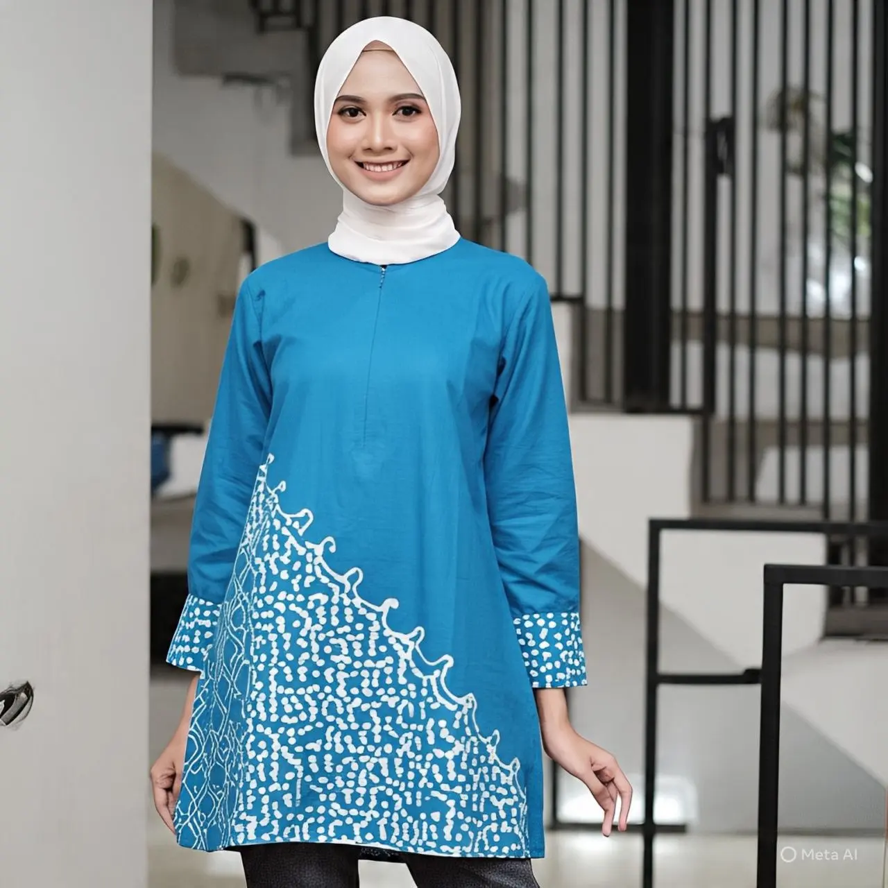 15 Model Baju Batik Tunik Terbaru Wanita Berhijab 2025, Referensi ...