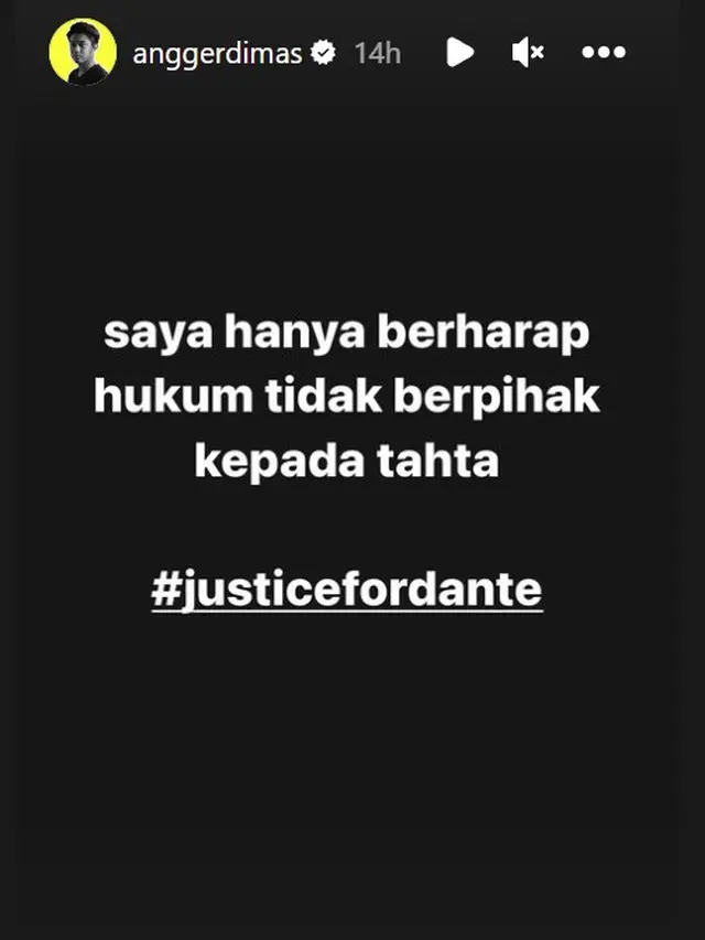 Angger Dimas Eks Suami Tamara Tyasmara Gaungkan Justice For Dante, Berharap Ada Keadilan untuk ...