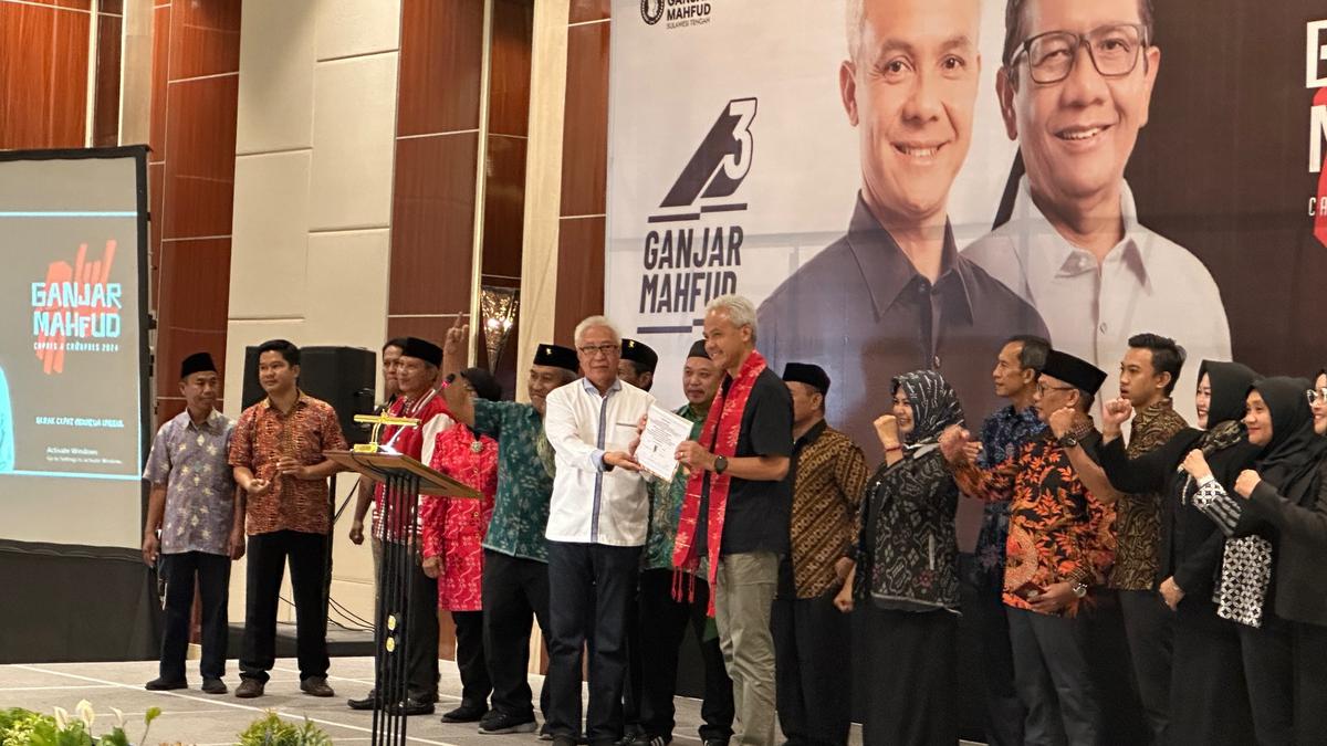 Alumni HMI dan Muslimin Indonesia Sulteng Deklarasi Dukung Ganjar-Mahfud