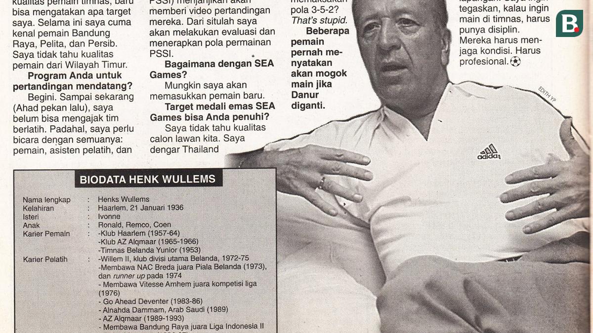 Aji Santoso Mengenang Kalimat Magis Henk Wullems