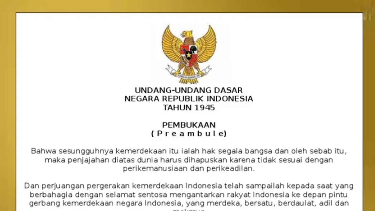 Pasal 29 Ayat 1 UUD 1945: Bunyi, Makna, dan Dampaknya dalam Kehidupan ...