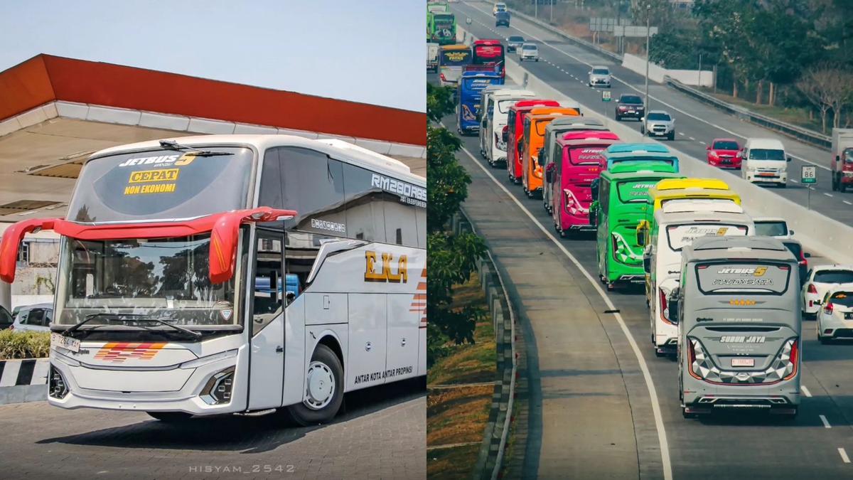 Era Jetbus 5 Siap Dimulai! Simak 10 Potret Warna-warni Bus Terbaru Adi ...
