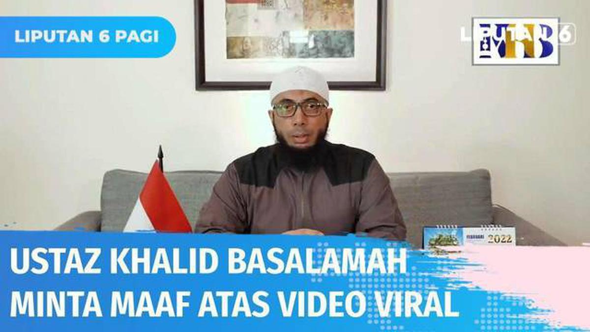 VIDEO: Polri Terima Laporan Sandy Tumiwa, Ustaz Khalid Basalamah Klarifikasi dan Minta Maaf - TV ...