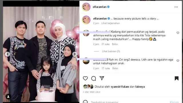 6 Potret Aleena Hutapea Rayakan Ultah ke-8, Netizen Puji Kekompakan Olla Ramlan dan Mantan Suami ...