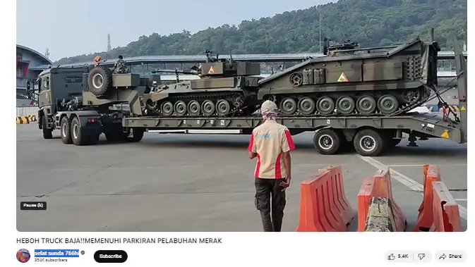 Cek Fakta: Tidak Benar Dalam Video Ini Pengiriman Kendaraan Perang ke Daerah Konflik Pulau ...