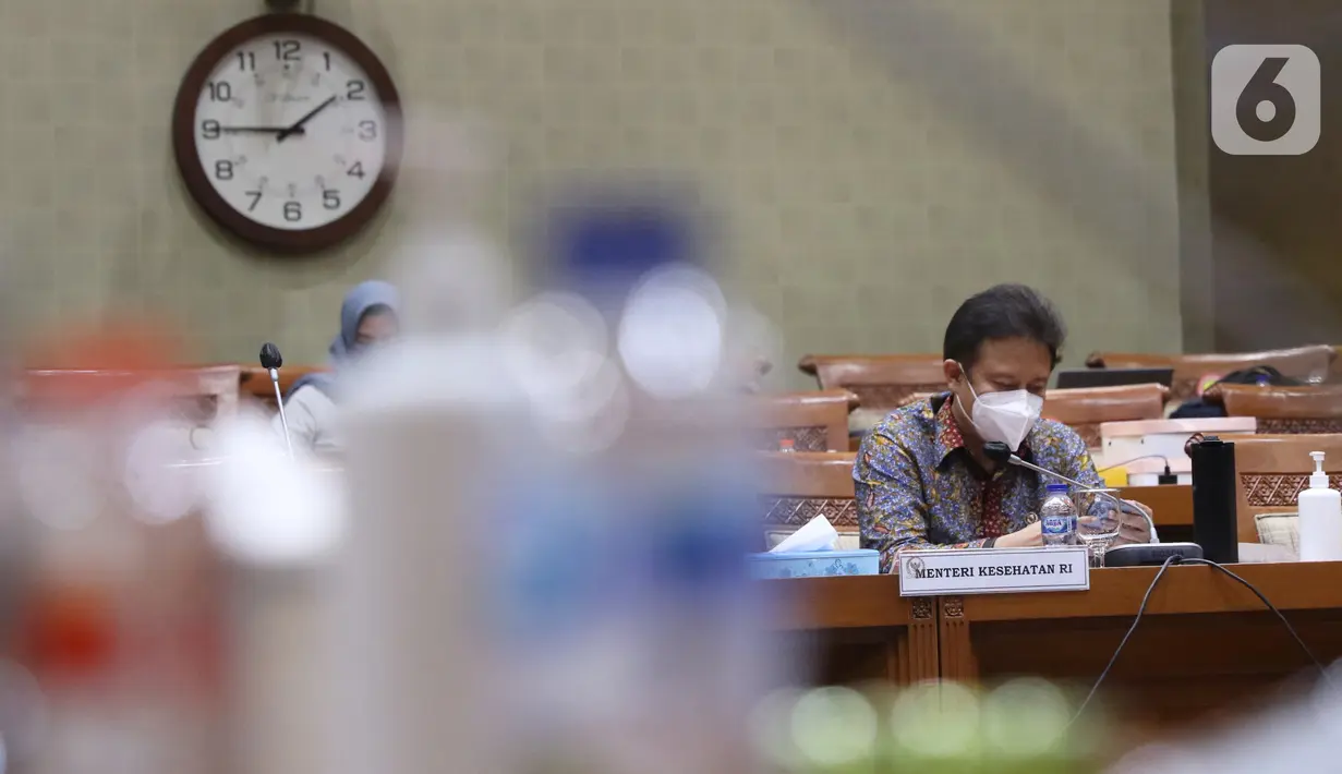 Foto Menteri Kesehatan Rapat Bareng Komisi Ix Dpr Foto Liputan6