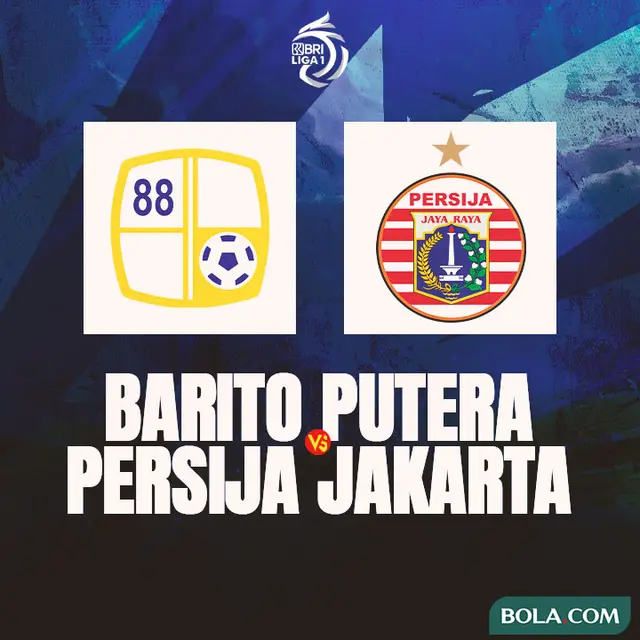Link Live Streaming Pertandingan BRI Liga 1: Barito Putera Vs Persija - Indonesia Bola.com