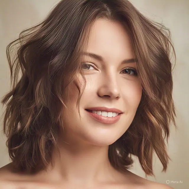 10 Model Rambut Layer Sebahu untuk Wajah Bulat, Tampil Lebih Tirus ...