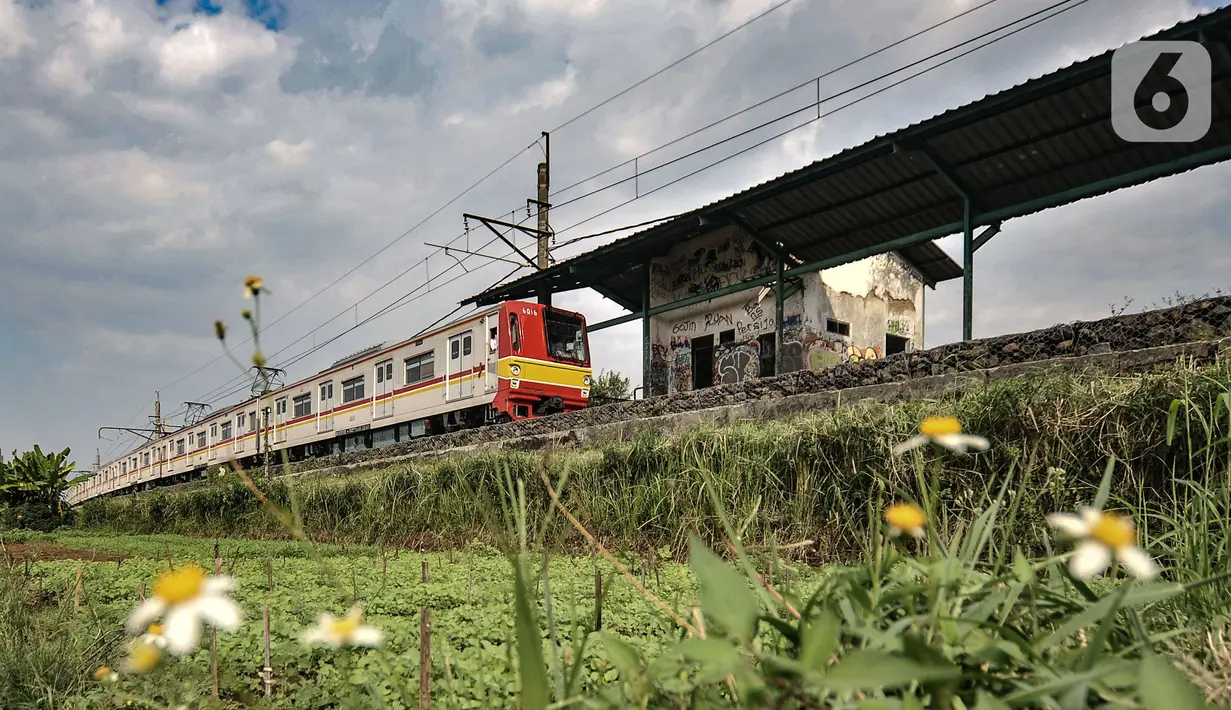 FOTO: Rencana Reaktivasi Stasiun Pondok Rajeg - Foto Liputan6.com