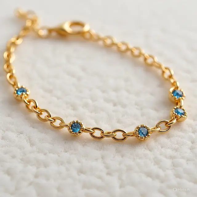 7 Model Gelang Emas Rantai 5 Gram dengan Permata, Jadi Gaya Terpopuler ...