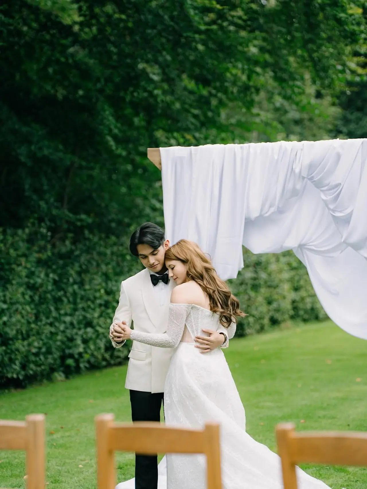 Potret Serasi Romantis Cassandra Lee dan Ryuken Vow Renewal dan Resepsi ...