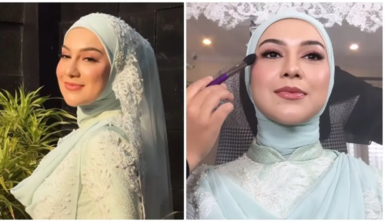 Potret Detail Makeup Pernikahan Kedua Irish Bella, Tampil Elegan dan ...