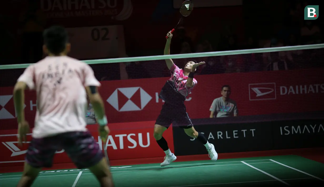 Foto: Perempat Final Indonesia Masters 2023 Dibuka dengan Drama Kemenangan Jonatan Christie dan ...