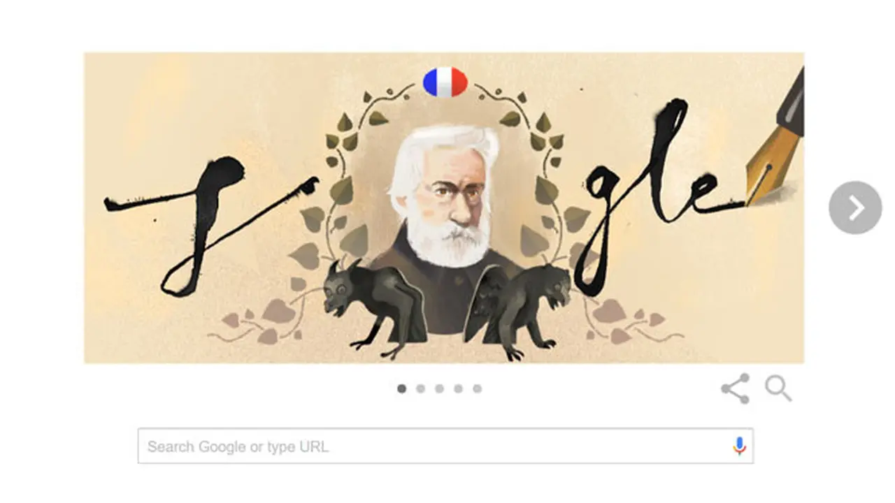 Victor Hugo Tampil sebagai Google Doodle Hari Ini, Siapa Dia? - Tekno ...