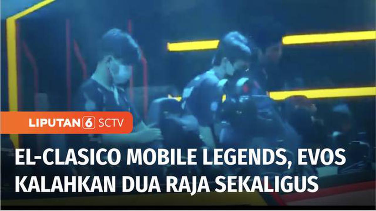 VIDEO: El-Clasico Mobile Legends, RRQ ‘Raja Langit’ Runtuh di Tangan Evos - TV Liputan6.com