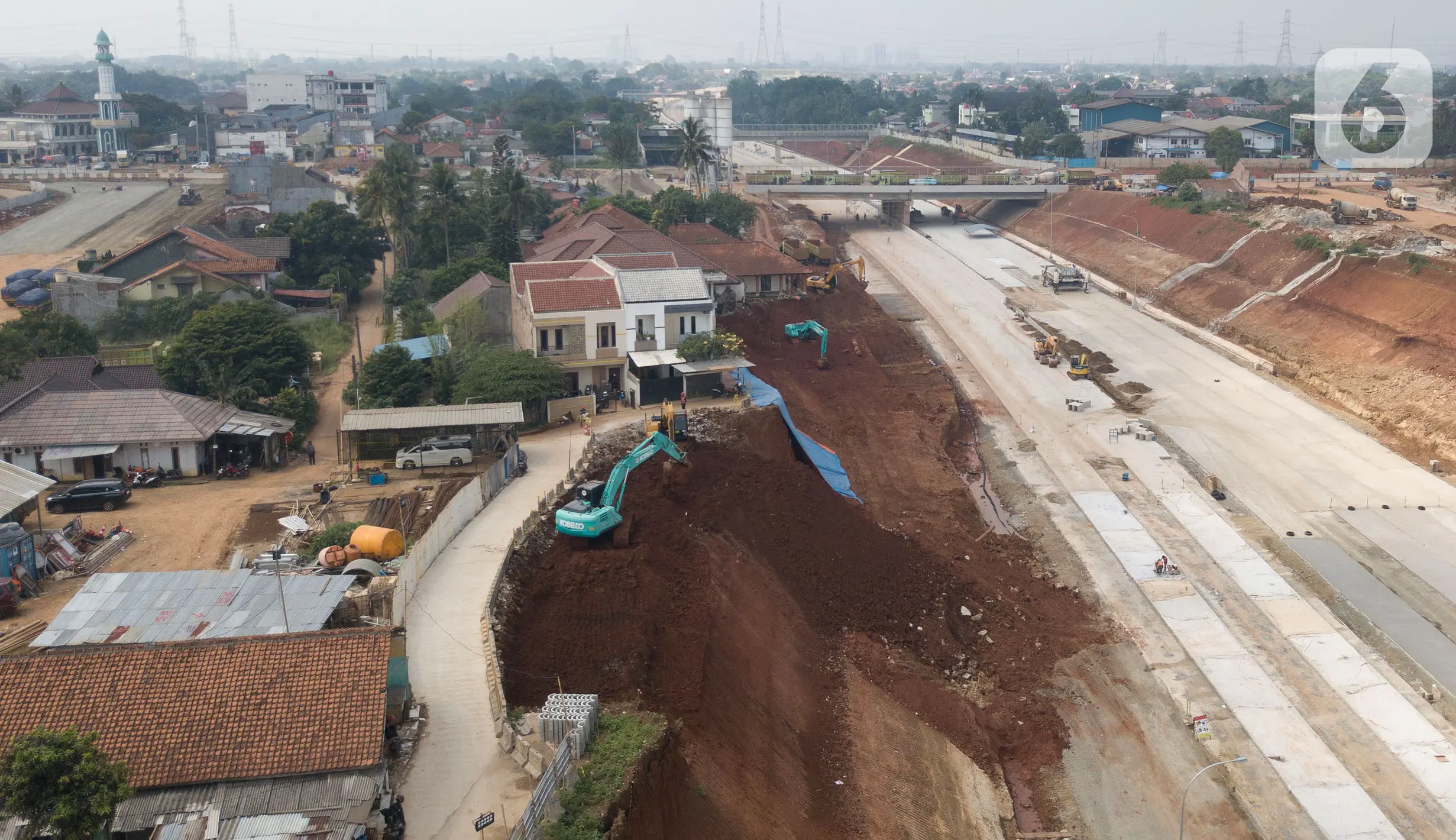 Proyek Tol Cinere-Serpong Sudah Tersambung - Foto Liputan6.com