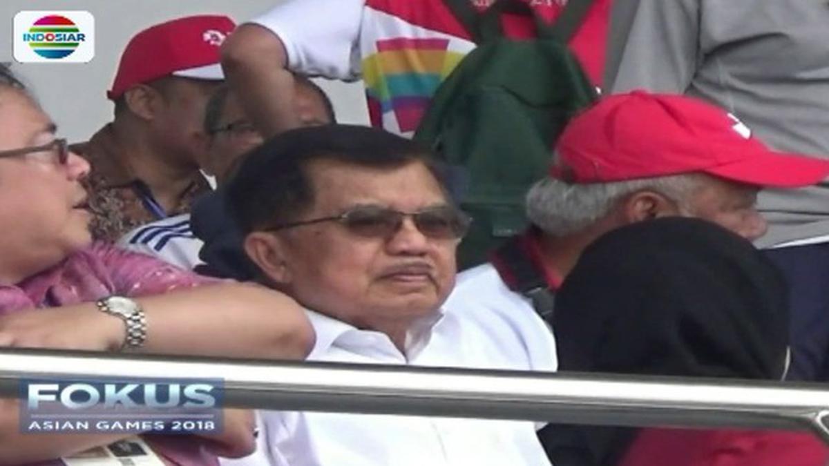 JK Saksikan Final Kano 500 Meter di Jakabaring Sport City - News Liputan6.com