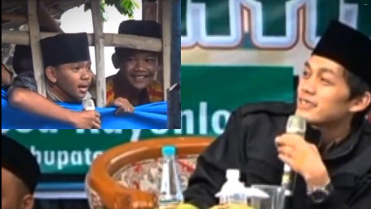 Lucu Poll.. Hadiri Pengajian Gus Iqdam Bocah Ini Rela di Kandang Sapi ...