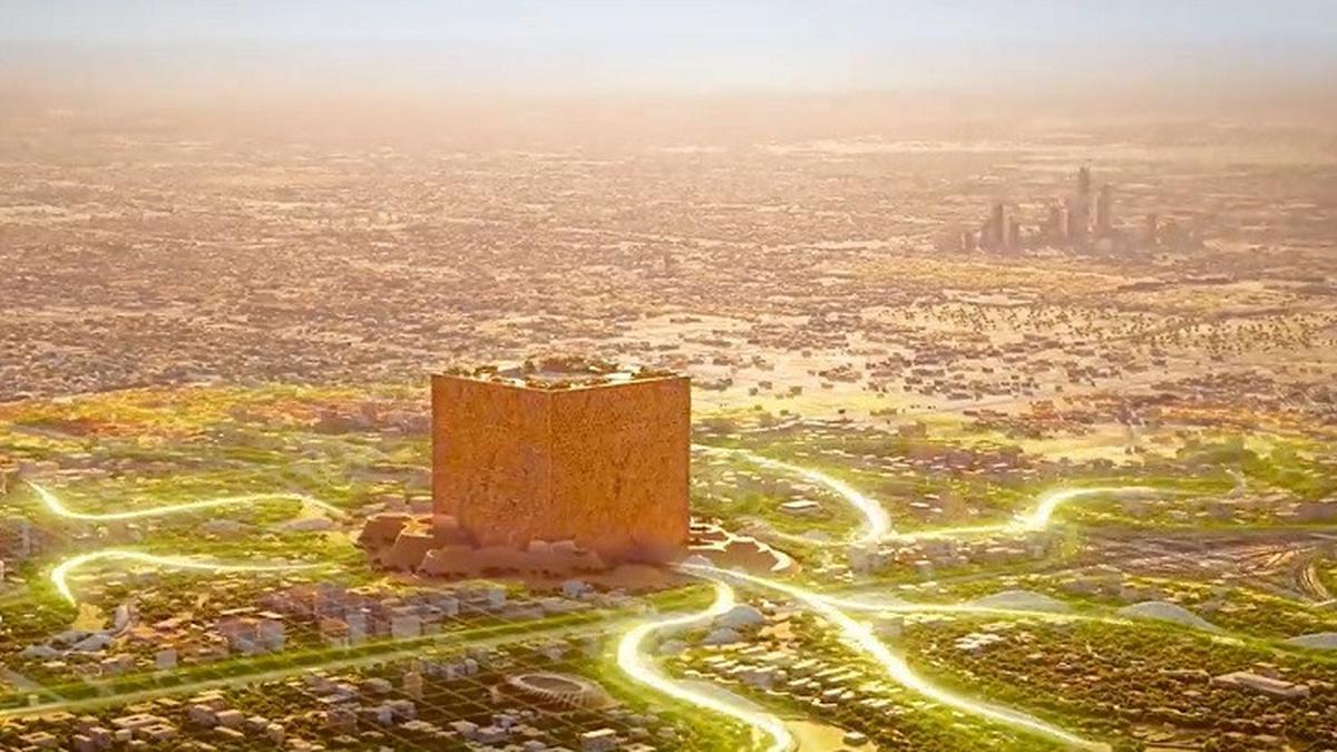 The Mukaab, Bakal Ikon Riyadh yang Disebut Mirip Ka'bah Luasnya 20 Kali ...