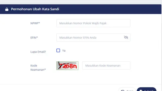 Lupa EFIN Pajak dan Tips yang Bisa Dilakukan, Jangan Panik - Hot Liputan6.com