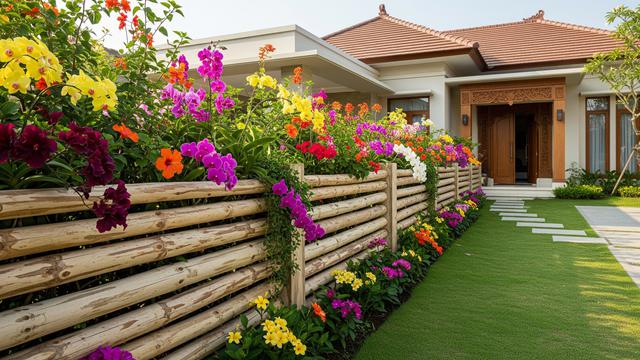 8 Inspirasi Desain Pagar Taman Bunga yang Bikin Halaman Rumah Makin Estetik