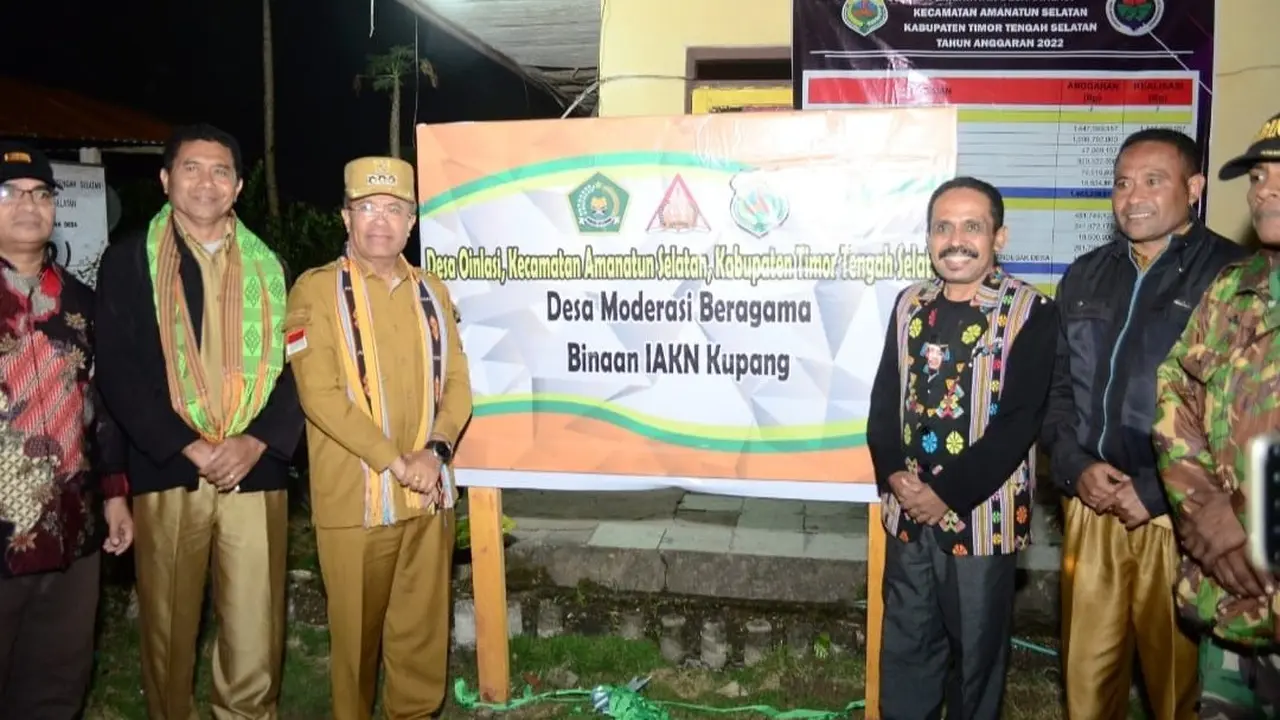 Desa Moderasi Beragama Diresmikan di NTT, Wujud Jaga Kerukunan
