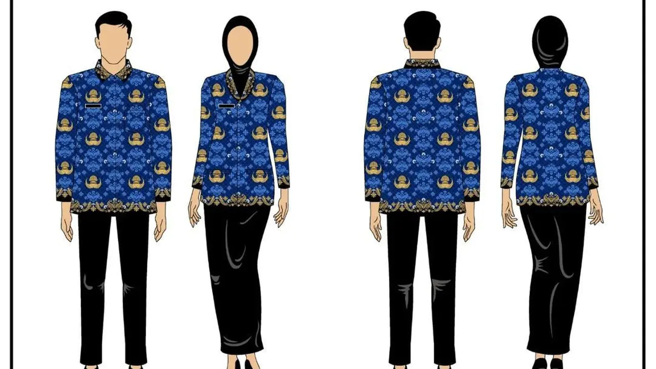 PNS dan PPPK Punya Seragam Batik KORPRI Baru, Tengok Motifnya!