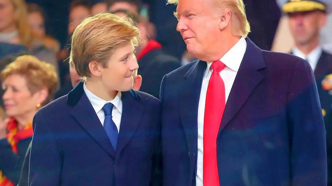 Transformasi Barron Trump, Anak Donald Trump saat Pelantikan Ayahnya ...