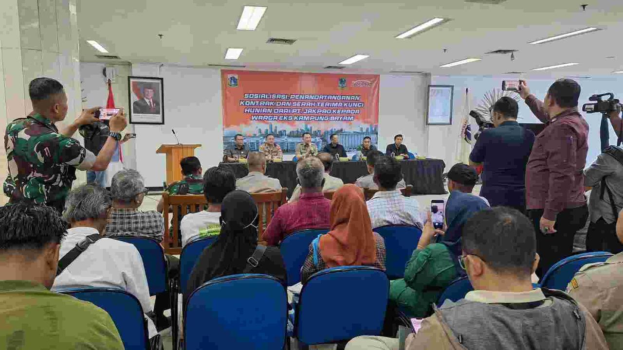 Teken Kontrak HPPO JIS, Warga Eks Kampung Bayam Nikmati Bebas Sewa 6 ...