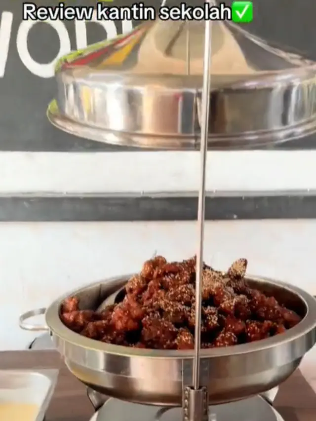 Ulasan Makanan Kantin Sekolah Curi Perhatian, Mewah bak Restoran Buffet ...