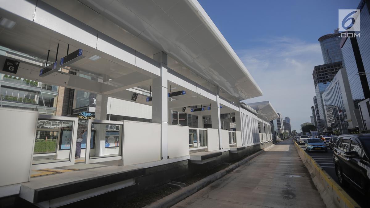 FOTO: Wajah Baru Halte Transjakarta Bundaran HI yang Kembali Beroperasi ...