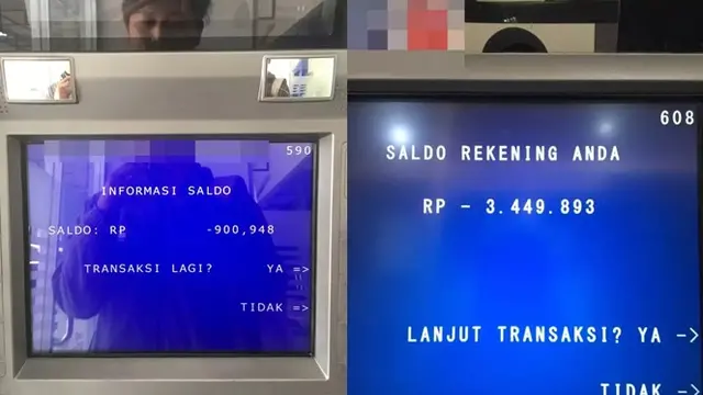 6 Potret Orang Pamer Saldo ATM Minus Ini Bikin Elus Dada - Hot Liputan6.com
