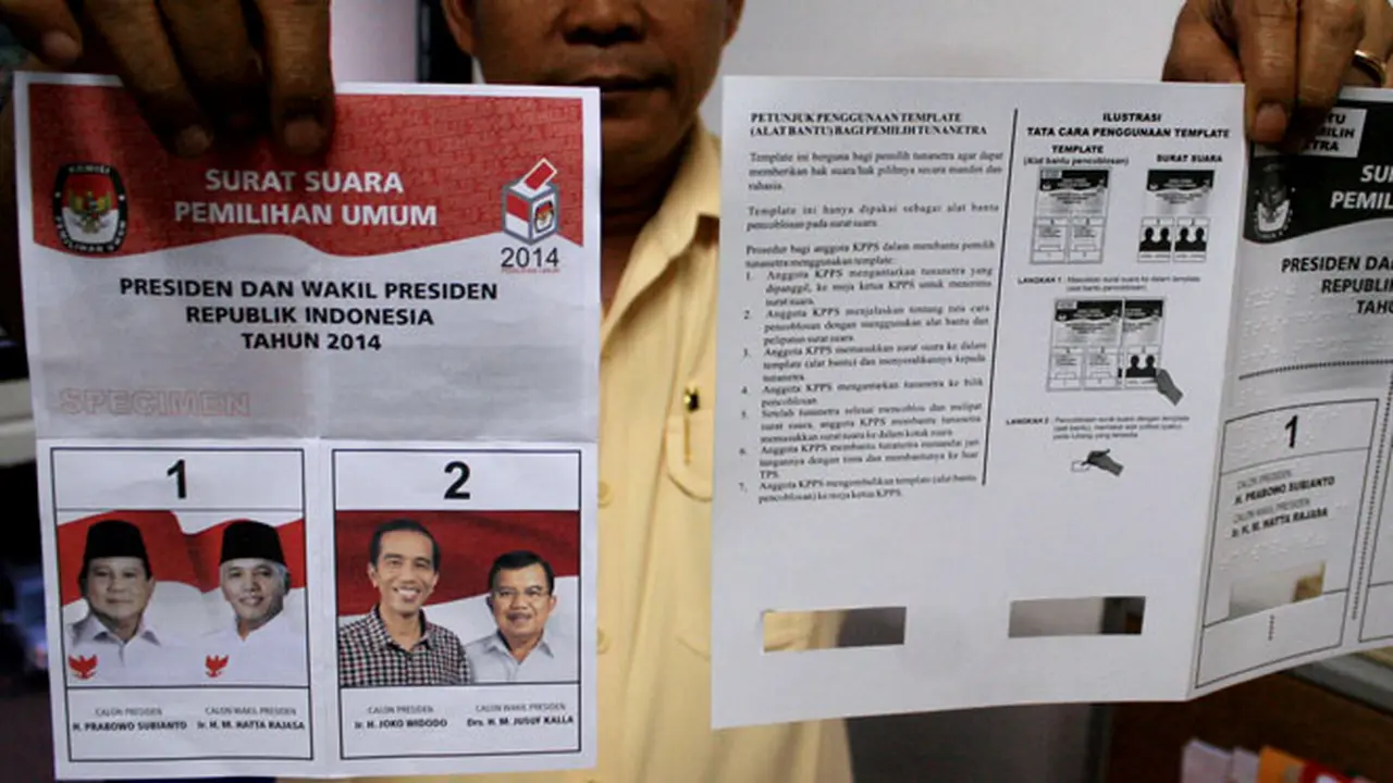 Ini Tata Cara dan Urutan Mencoblos yang Benar - Indonesia Baru Liputan6.com