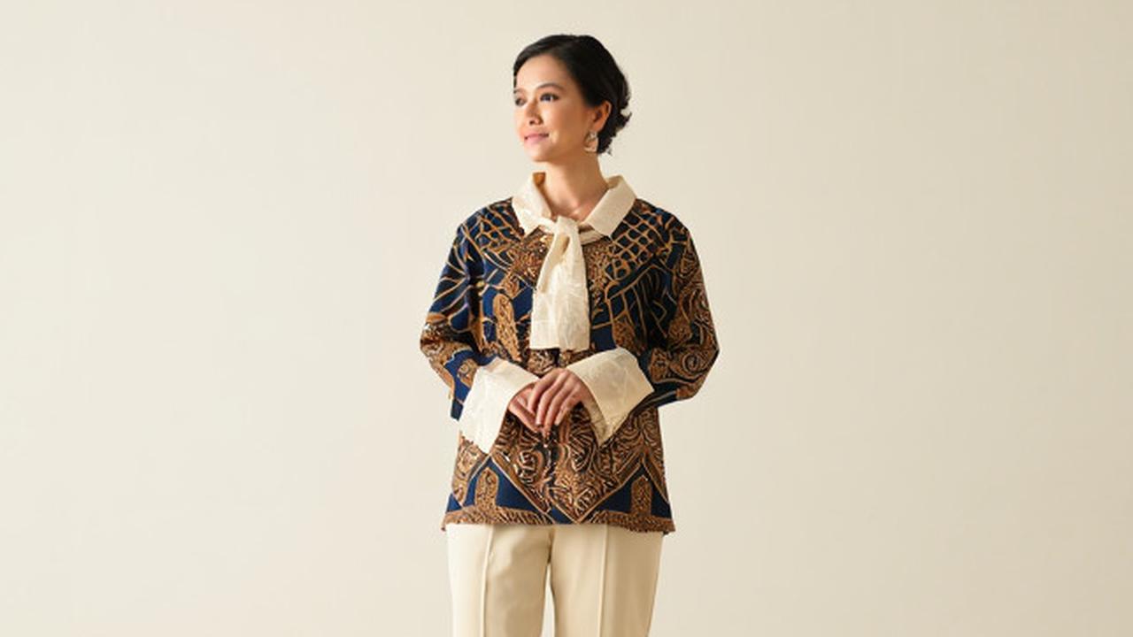 8 Model Atasan Batik Wanita Kombinasi Kain Polos, Rekomendasi untuk ...